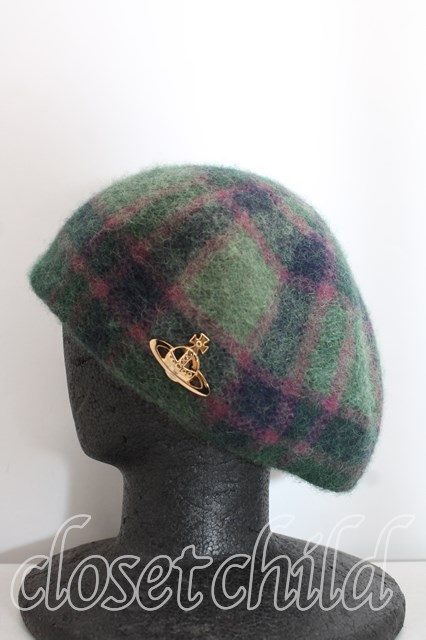 H135 used vivienne westwood アンゴラ ベレー帽 帽子(USED H135 used vivienne westwood アンゴラ ベレー帽 帽子(USED